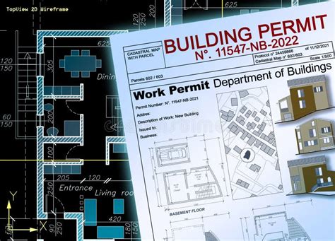 Building Permit Concept In Buildings Activity And Construction