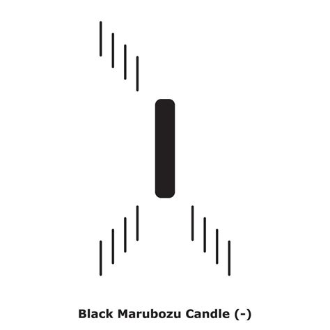 Black Marubozu Candle White And Black Round 13213145 Vector Art At Vecteezy