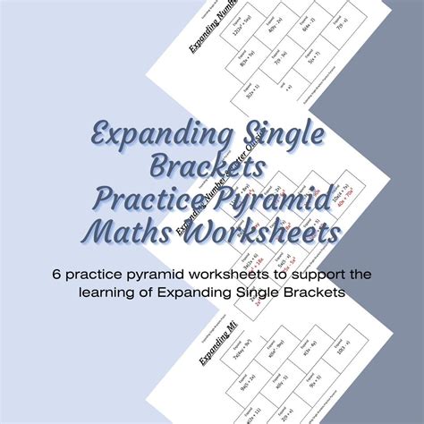 Enhance Algebra Skills With Downloadable Worksheets For Expanding Single Brackets