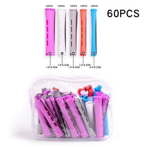 Perm Rods Hair Rollers Straight Heatless With Rubb Grandado