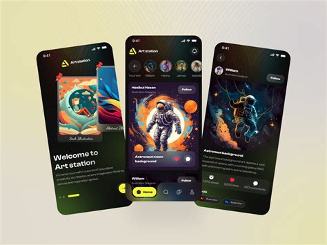 Artstation Redesigned App Ui By Design Monks Ux Ui Web Design Web