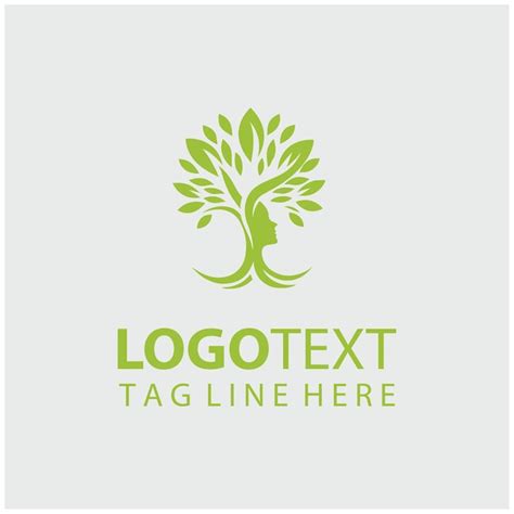 Premium Vector Women Tree Logo Vector Illustrations
