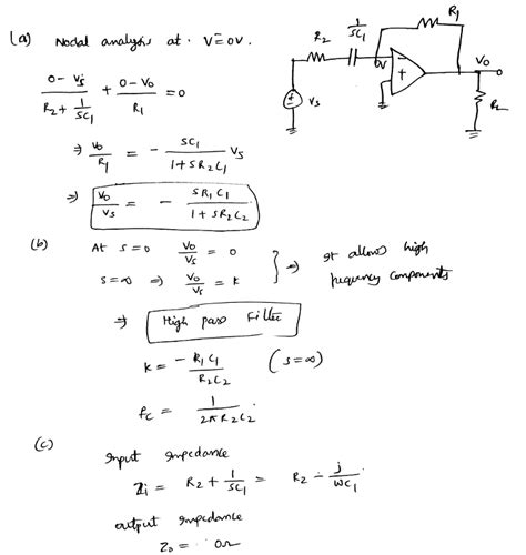 Solved Please Solve This Op Filter Problem Op Filters Course Hero