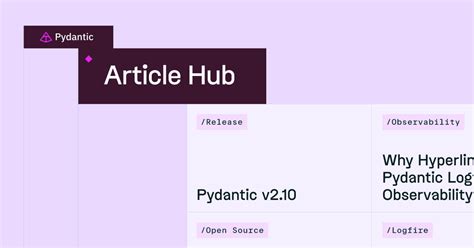 见解与产品更新 Pydantic 中文