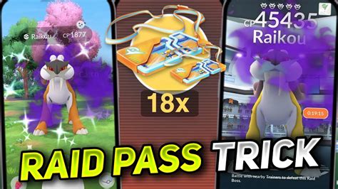 How To Get 18 Free Raid Pass In Pokemon Go 2026 Shadow Raikou Raid