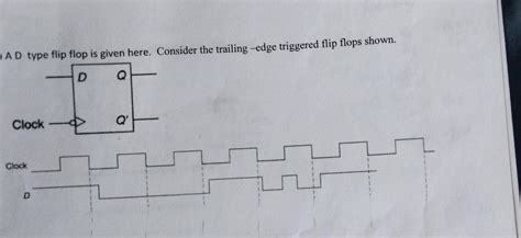 a d type flip flop is given here consider the