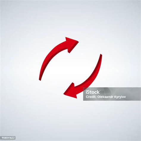 3d 재생 화살표입니다 기호를 재활용 그림 그리기에 대한 스톡 벡터 아트 및 기타 이미지 그림 그리기 그림자 깨끗한 Istock
