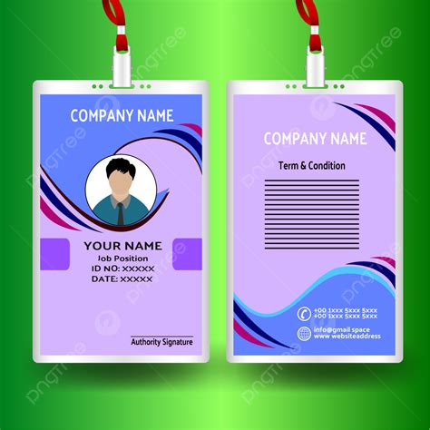 Blank Id Card Png