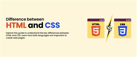 Html And Css Understanding The Difference