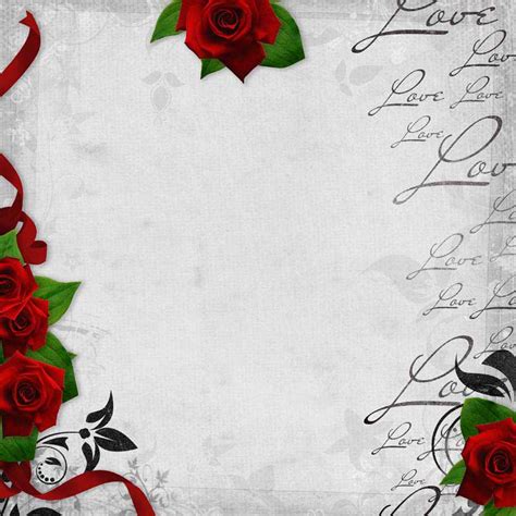 تصویر پس زمینه عاشقانه با گل رز