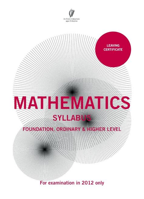 Pdf Mathematics Department Of Education And Skills · 10 Leaving Certificate Mathematics