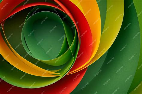A Vibrant Color Curve Background With Orange Yellow And Green For Presentation A Concept Of