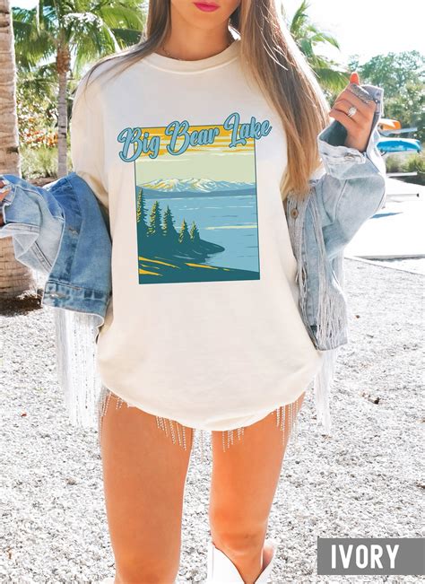 Big Bear Lake Shirt Comfort Colors Graphic California Shirt Big Bear