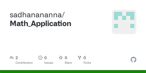 Github Sadhanananna Math Application