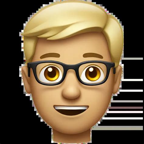 Nerd With A Finger Emoji Ai Emoji Generator