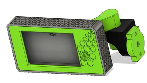 Free 3d File Articulating 43 Paneldue For Ratrig With Raspberry Pi 4