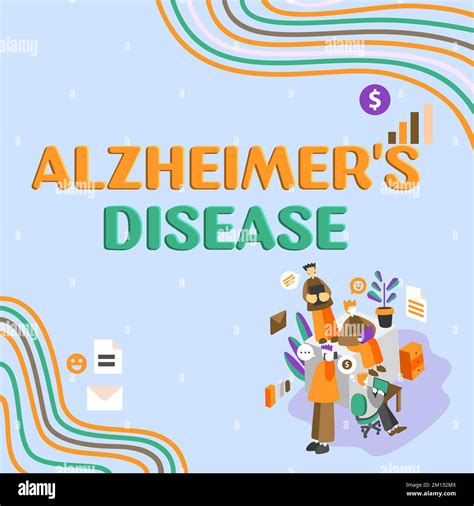 Conceptual Display Alzheimers Disease Conceptual Photo Advanced
