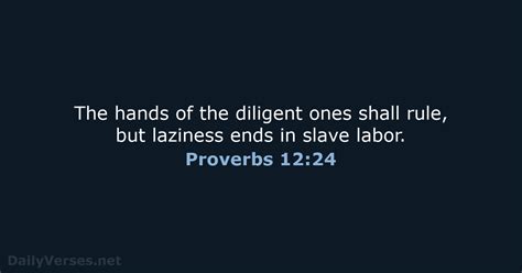 Proverbs 1224 Bible Verse Web