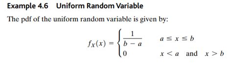 Solved The Pdf Of The Uniform Random Variable Is Given By Chegg