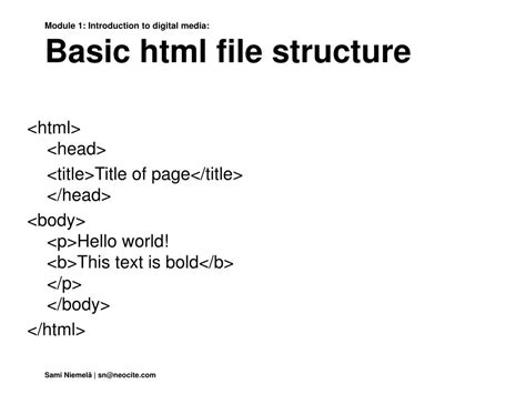 PPT HTML XHTML CSS PowerPoint Presentation Free Download ID 3544443