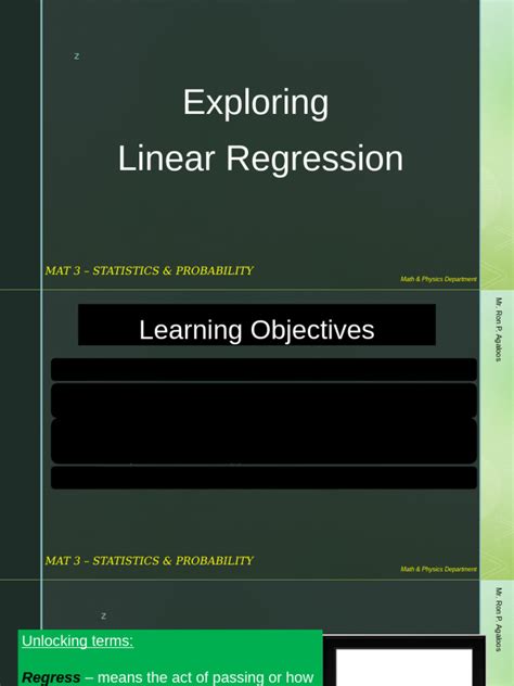 7 Regression Analysis Pdf Linear Regression Regression Analysis