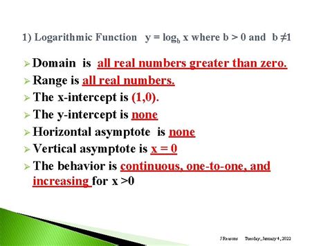 1 Exponential Function Y Bx Where Base B