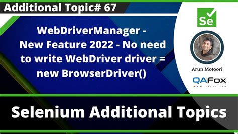 webdrivermanager new feature 2022 no need to write webdriver driver