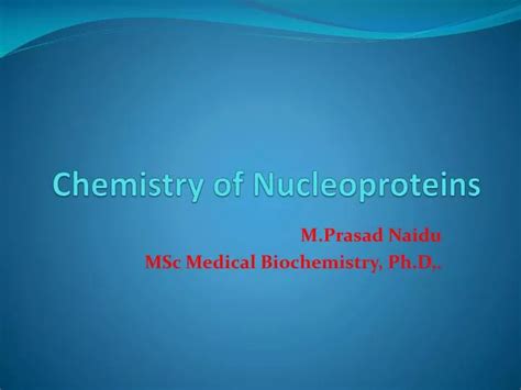 Ppt Nucleoproteins Powerpoint Presentation Free Download Id 7122607