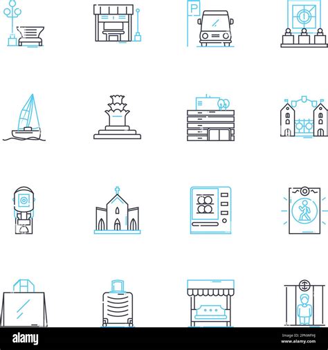 Modern Culture Linear Icons Set Technology Diversity Social Media Individualism