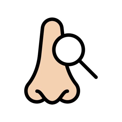 Nose Vector Stall Lineal Color Icon