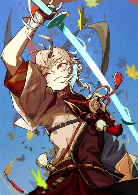 Kaedehara Kazuha Genshin Impact Image By Orillust Zerochan Anime Image Board