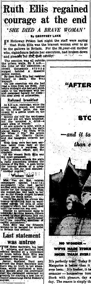 Last Woman To Be Hanged In Britain Should Not Have Been Ruth Ellis