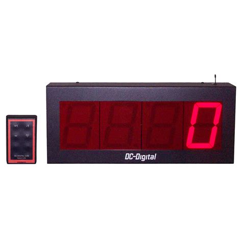 DC 40C W 4 0 Inch LED Digital RF Wireless Handheld Controlled Counter