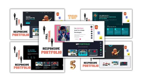 Master Frontend Web Development With 5 Real World Portfolios Using Html Css Js Beginners To