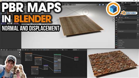 Using Normal Maps And Displacement Maps In Blender Pbr Material Tutorial Youtube
