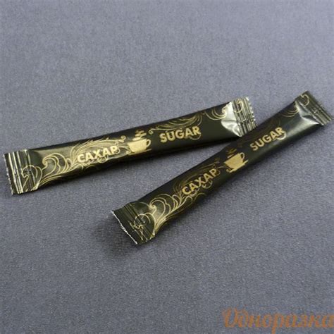 Порционный сахар в стиках 5 гр Black Edition купить в Москве в Одноразке