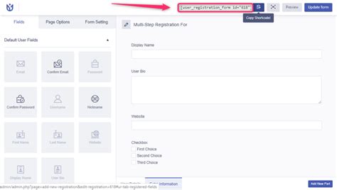 How To Create A Multi Step Registration Form In Wordpress