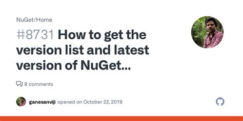 How To Get The Version List And Latest Version Of Nuget Package In
