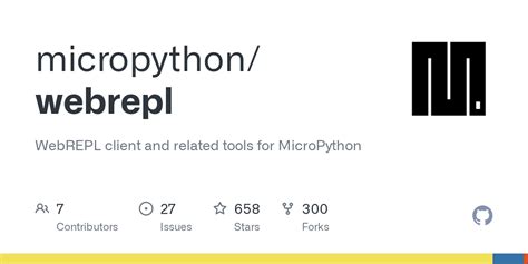 Github Micropythonwebrepl Webrepl Client And Related Tools For