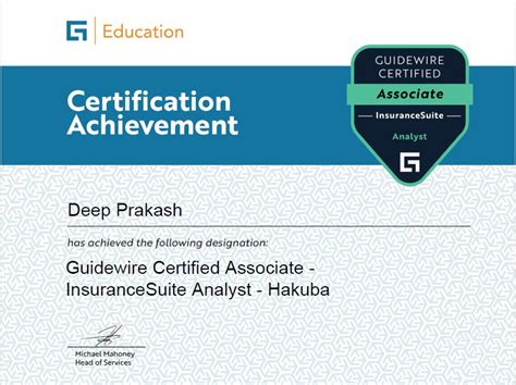 Deep Prakash On Linkedin Ltimindtree Guidewire Guidewirecertified