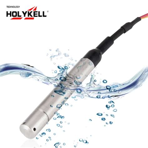Hydrostatic Borehole Monitoring Level Transmitter Submersible Water Level Sensor Liquid Level