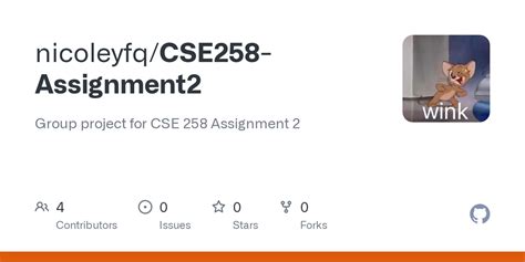 GitHub Nicoleyfq CSE258 Assignment2 Group Project For CSE 258