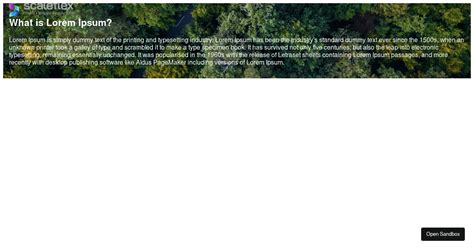 React Cloudimage Responsive Example Codesandbox