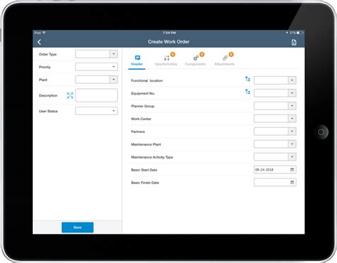Add Header To Work Order