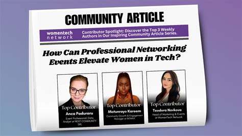 How Professional Networking Events Elevate Women In Tech Women In Tech Network
