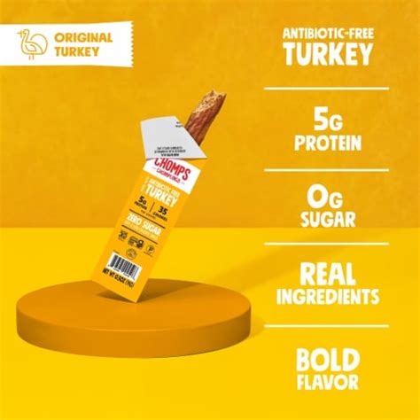 Chomps Mini Antibiotic Free Original Turkey Chomplings 3 Oz Ralphs