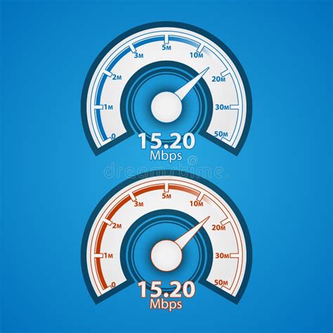 network speed indicator stock illustration illustration of connection