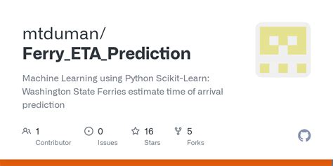 github mtduman ferry eta prediction machine learning using python