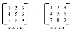 C Program To Check Whether Two Matrices Are Equal Or Not Codeforwin