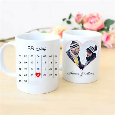 خرید ماگ با عکس و تقویم شماآویز گالری